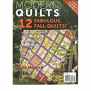 MODERN QUILTS UNLIMITED, 12 FABULOUS FALL QUILTS ! FALL, 2014 (COZY AUTUMN FABRI