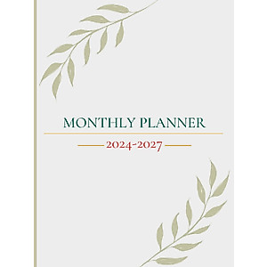 Monthly Planner 2024-2027: 4 Year Monthly Planner - 48 Months January 2024 to December 2027 Calendar Agenda Organizer Schedule and Appointment Notebook | Large Size: 8.25 x 11 with Federal Holidays