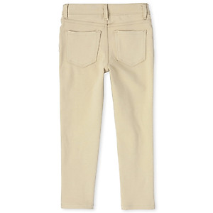 The Children's Place Girl's Ponte Knit Pull On Jeggings, Sandy, 6
