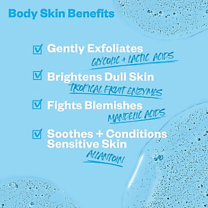 Kosas Kosasport Good Body Skin Body Wash | AHA & Enzyme Exfoliating Wash