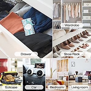 Sachets for Drawers and Closets, Cotton Scented Sachets for Home Drawers and Closets, 14 Pack Sachets Bags Home Fragrance Sachet