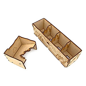 TowerRex Board Game Organizer for Cascadia board game box, Cascadia board game organizer, Cascadia board game components storage insert accessory