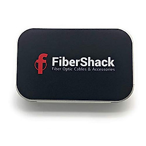 FiberShack - LC to LC Coupler Tin - 20 Pack - Single Mode LC Fiber Couplers. LC Fiber Optic Couplers are Cleaned & Extend LC Fiber Cables. 20 x SM SX LC Fiber adapters Included