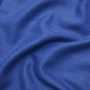 Gelante Plain Soft Pashmina Shawl Wrap Scarf Solid Colors.15-615-Royal Blue-#10