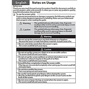 Epson ES3000 Ultra Portable Projection Screen (V12H002S3Y),Black/White