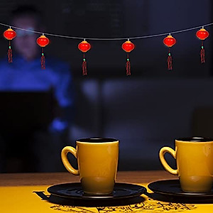 ibasenice Spring Festival Lantern String Lights LED Chinese Style Fairy Lights String Lamp Birthday Party Layout Lights Restaurant Garden Home Decor String Lights