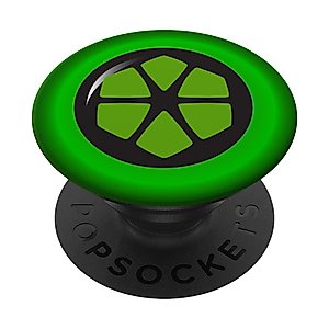 Miraculous Ladybug Carapace icon with brilliant background PopSockets Swappable PopGrip