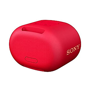 Sony SRS-XB01 Compact Portable Bluetooth Speaker: Loud Portable Party Speaker - Built in Mic for Phone Calls Bluetooth Speakers - Red - SRS-XB01