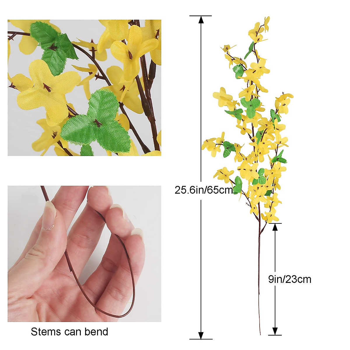 AILANDA 4 Bunches Artificial Flowers Outdoor Fake Plants Eucalyptus UV Resistant Faux Plastic Greenery with Purple Silk Rose Floral Arrangement for Home Garden Party Wedding Decoration