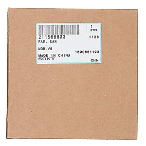 Genuine Replacement Ear Pads cushions for SONY MDR-7506, MDR-V6, MDR-V7, MDR-CD900ST Headphones - 1 pair (2 pieces)