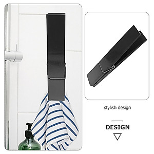 ABOOFAN Jumbo Wood Clothespin Towel Holders Giant Clothes Clip Hooks Wall Mounted Towel Clip Clothes Pins Hooks for Wedding Farmhouse Bathroom Laundry Room