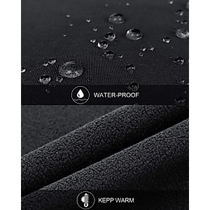 33,000ft Men's Lightweight Softshell Vest Outerwear Zip Up Fleece Lined Windproof Sleeveless Jacket for Golf Running Hiking