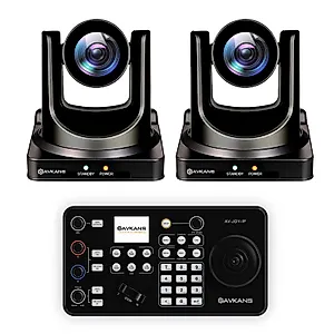 AVKANS 30X HDMI SDI PTZ Camera Kits Super Joystick Controller for Live Streaming Services