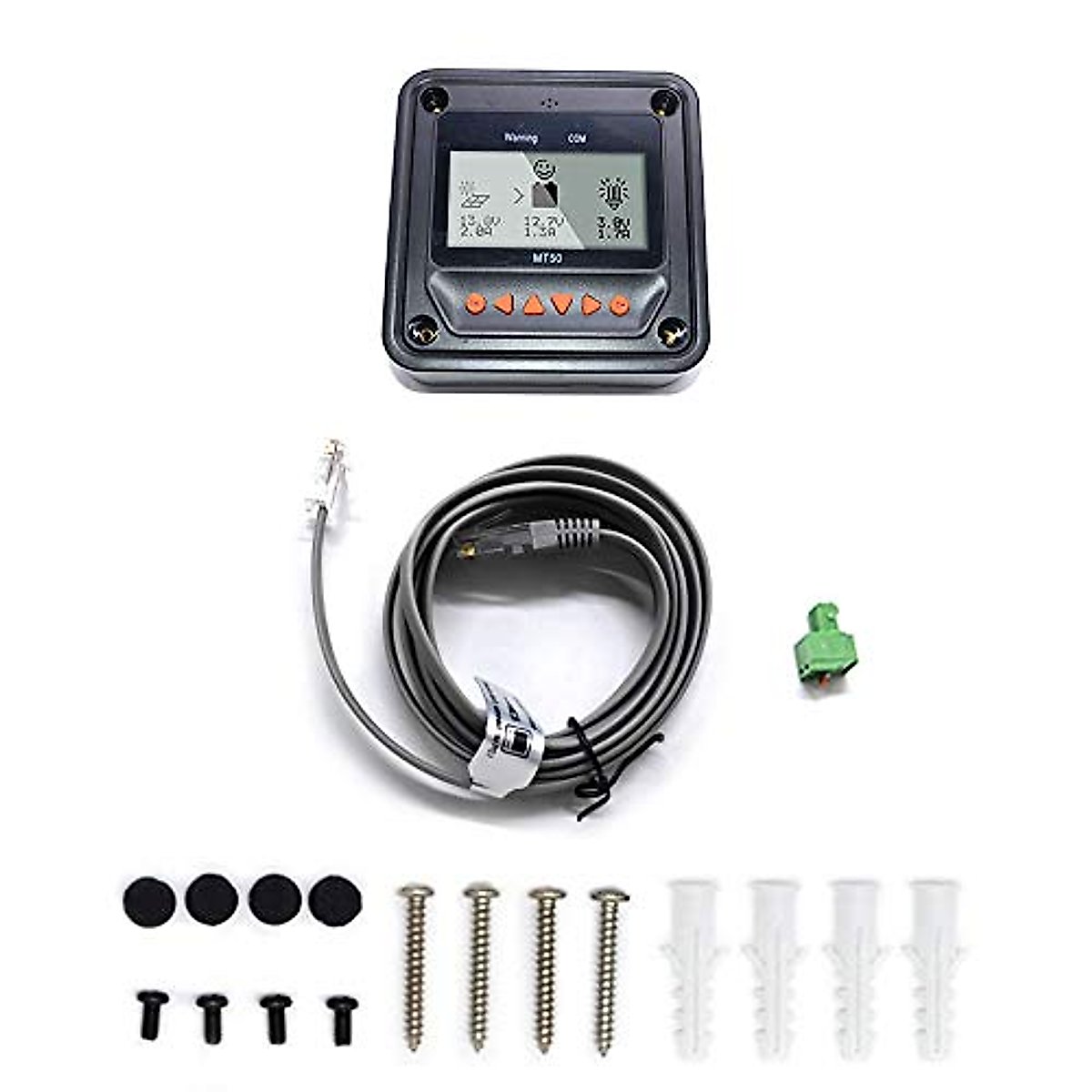 ACOPOWER Midas 40A MPPT Solar Charge Controller 100V PV Negative Ground with MT50 Remote Meter Solar Panel Controller Works with 12/24V Battery AGM and LiFePO4 Battery Charger(New Arrival 2020)