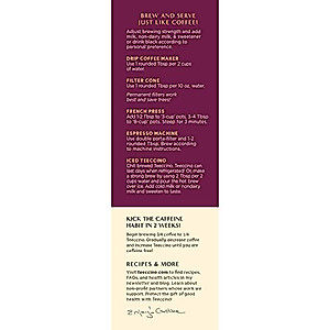 Teeccino Vanilla Nut Chicory Coffee Alternative - Ground Herbal Coffee That’s Prebiotic, Caffeine Free & Acid Free, Medium Roast, 11 Ounce