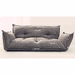 JGQGB Lazy Sofa Furniture Living Room Reclining Folding Sofa Couch Floor Sofa Bed 5 Position Adjustable