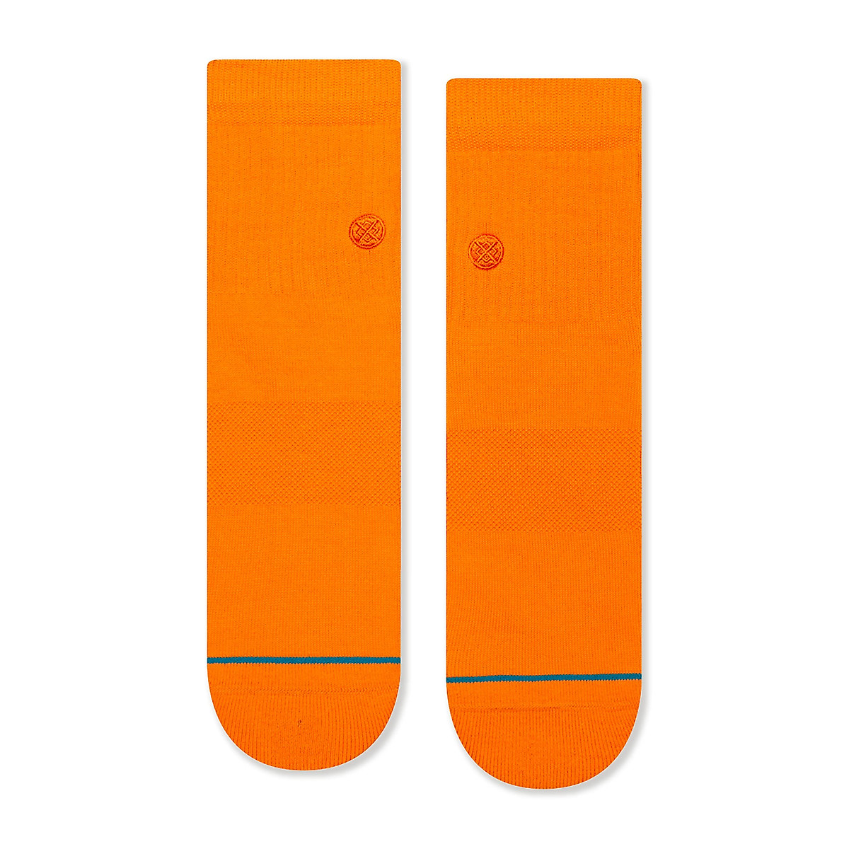 Stance Icon Quarter Socks (Large, Orange)