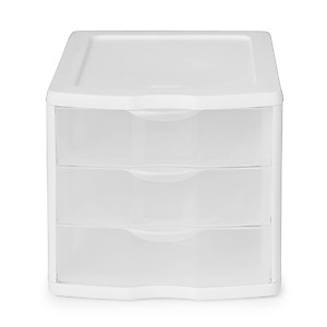 Sterilite ClearView 3 Storage Drawer Organizer