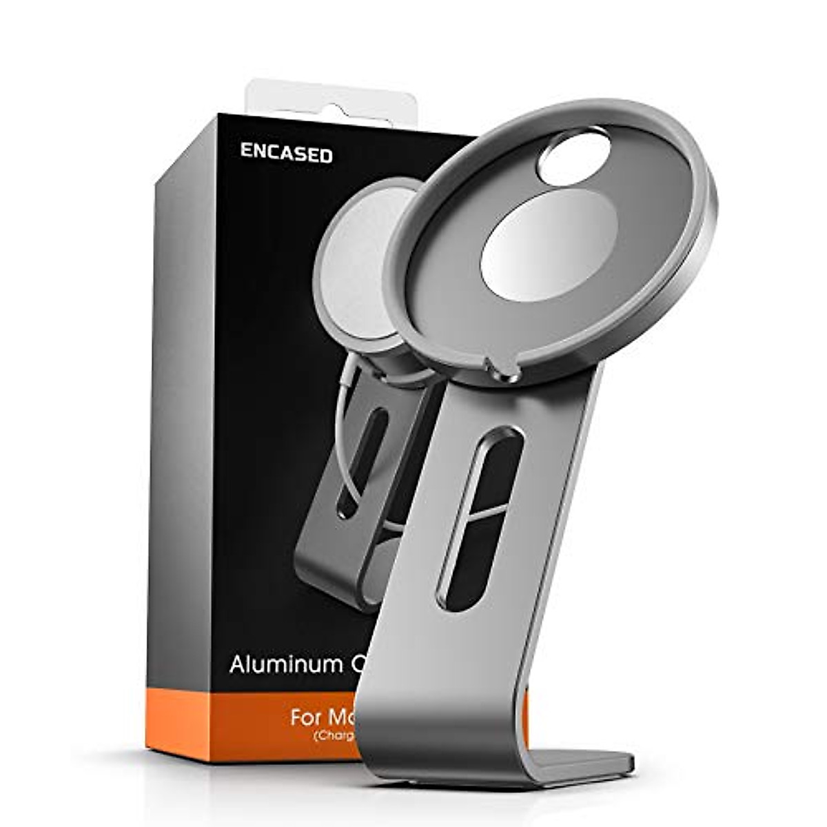 Encased Magsafe Desktop Stand Compatible with iPhone 14,13, 12, Pro Max, Aluminum Charging Dock Phone Mount