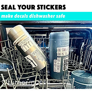 Matte Clear Vinyl Laminate for Stickers 12" x 15FT Matte Clear Laminate Roll Self-Adhesive for Cricut, Laminate Stickers Waterproof, Cricut, Stencils by Turner Moore Edition (Matte Sticker Laminate)