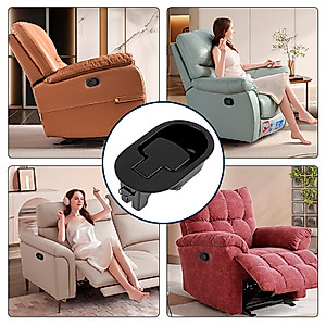 Nonley Recliner Couch Release Handle Recliner Replacement Parts, Heavy-Duty Metal Recliner Pull Handle Fits Most Major Recliner Couch Sofa Chair