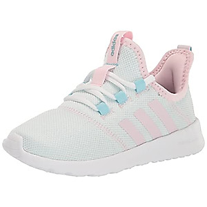 adidas Cloudfoam Pure 2.0 Running Shoe, Almost Blue/Clear Pink/Bliss Blue, 5 US Unisex Big Kid