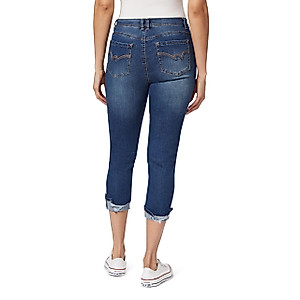 WallFlower Women's Flirty Curvy Crop High-Rise Insta Stretch Juniors (Standard and Plus), Paradise, 9