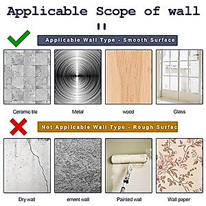 8PCS No Drill Curtain Rod Brackets No Drilling Self Adhesive Curtain Rod Holder Hooks Nail Free Adjustable Curtain Rod Hooks Curtain Hangers for Bathroom Kitchen Home Bathroom and Hotel (Transparent)