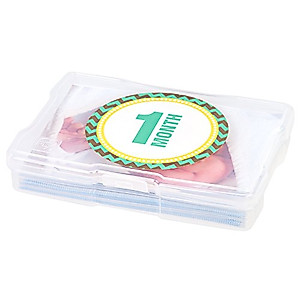 IRIS Baby's First Year Photo Keeper, 1 Pack, Baby Blue