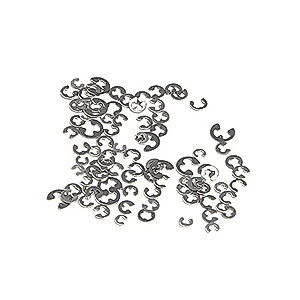 90PCS Chronograph Watch Pusher Button C-clip E Clip Circlip Ring