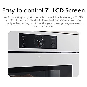 SAMSUNG Bespoke 30" Single Wall Oven with AI Pro Cooking Camera, Stainless Steel, NV51CG700SSRAA