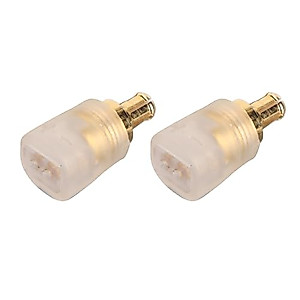 A2DC to 0.78mm 2 Pin Adapter, Male to Female Lightweight Wearable Universal Earphone Cable Connector for LS200 for CKR90 for LS400 (Transparent)