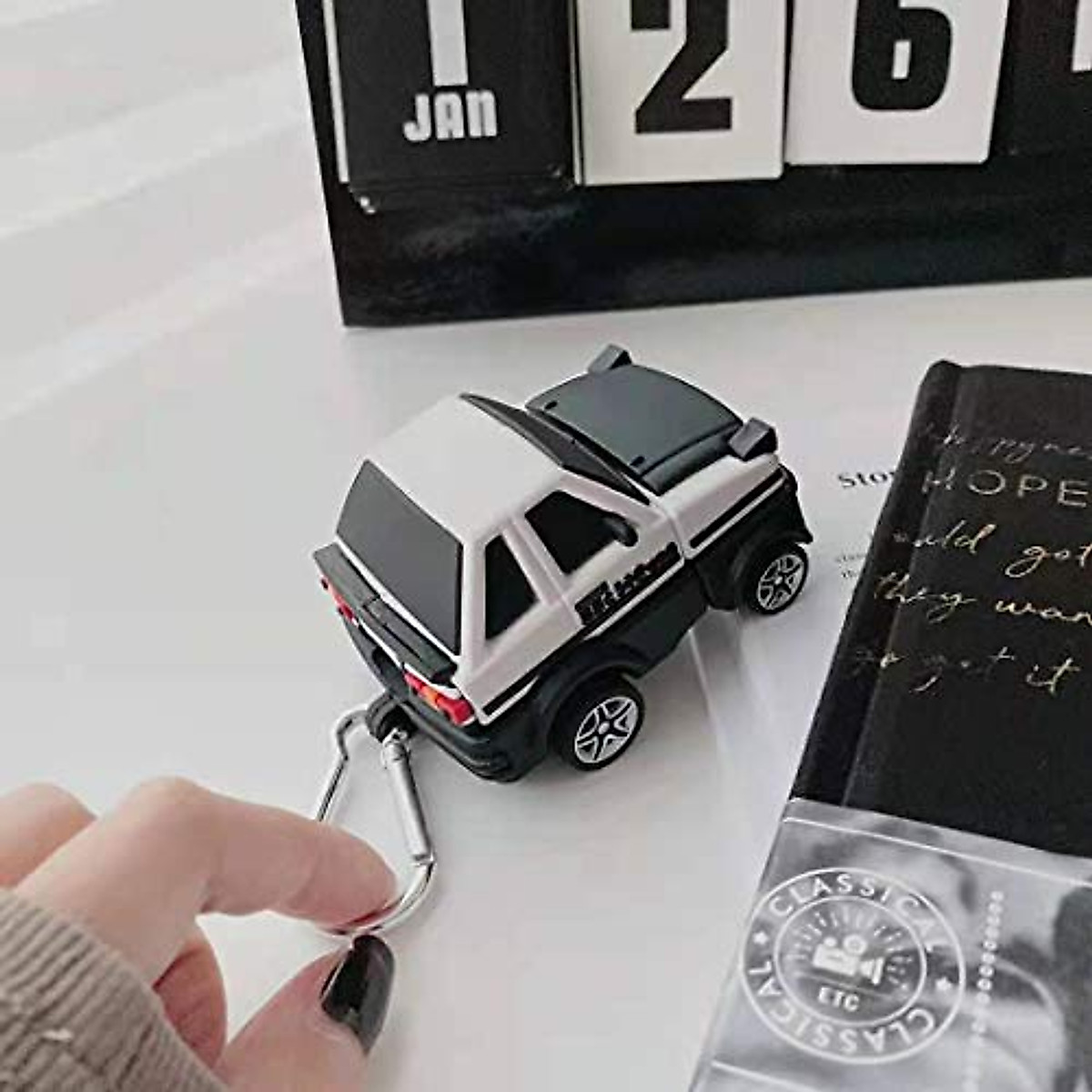 VARWANEO Earphone Case for AirPods 1 2, Initial D Tofu Store Car AE86 3D Silicone Cases for Airpods 1 2, Anime Earphone Cover for Apple Airpods 2 Headphone Case