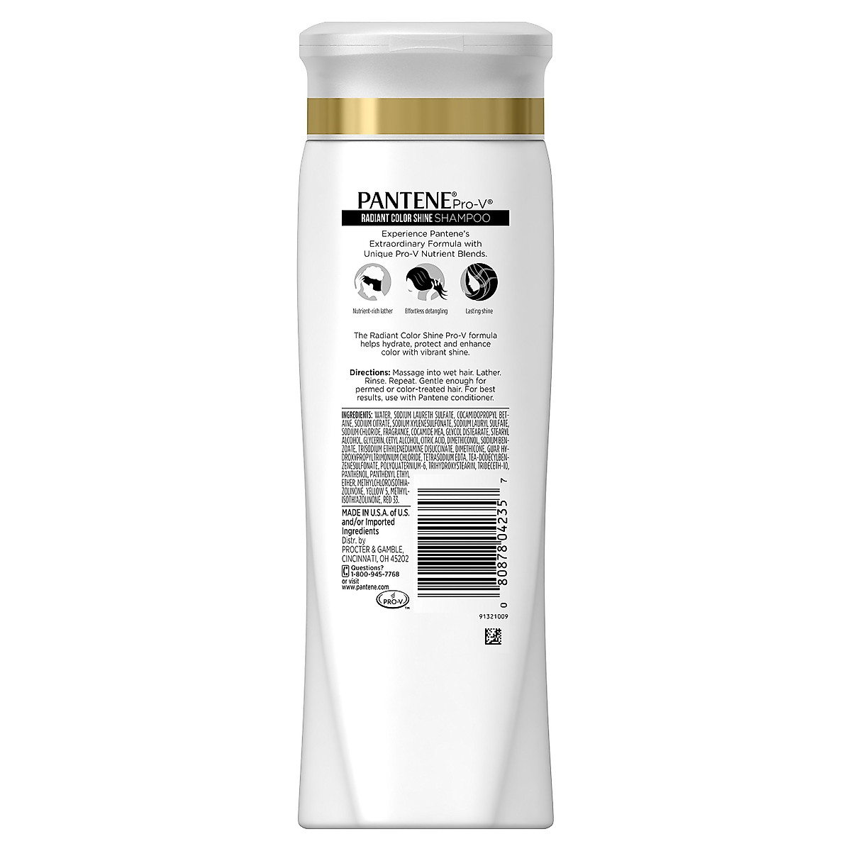 Pantene Pro-V Radiant Color Shine Shampoo and Conditioner Bundle Pack (Packaging May Vary)