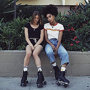 Impala Rollerskates Impala Quad Skate (Big Kid/Adult) Black 3 (US Men's 1, Women's 3) M