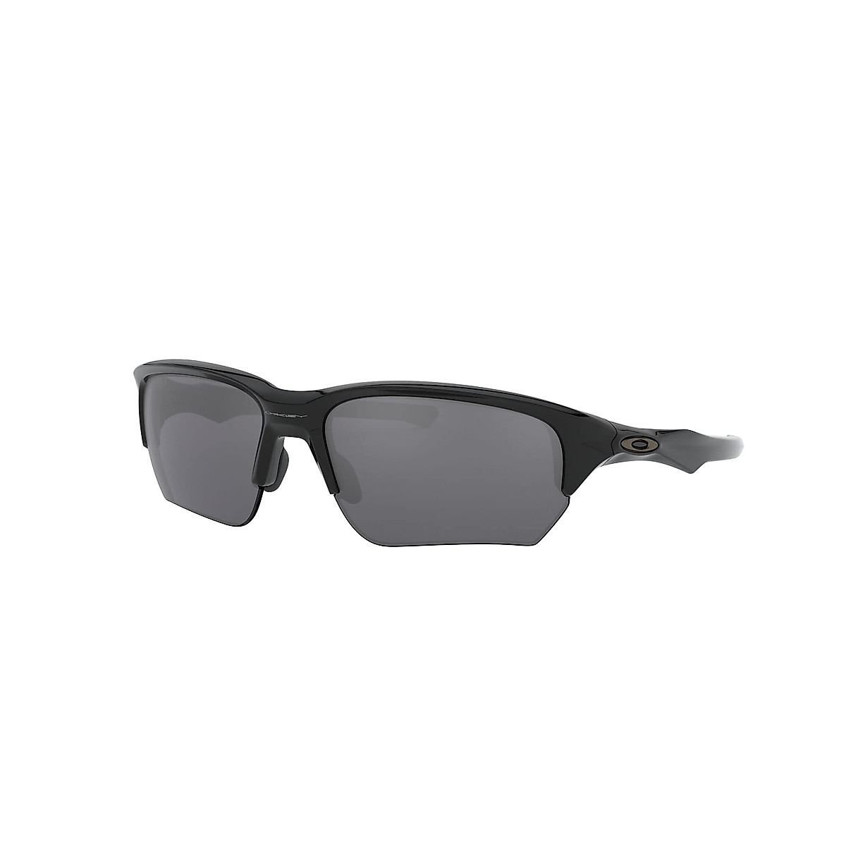 Oakley Men's OO9363 Flak Beta Rectangular Sunglasses, Polished Black/Black Iridium, 64 mm