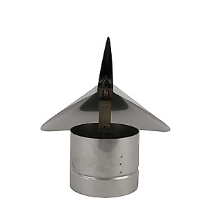 FAMCO Wind Directional Chimney Cap (Stainless Steel, 6 Inch)