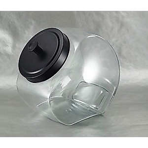 Grant Howard 59107 Slanted Storage Jar Matte Metal Top, 135 oz.