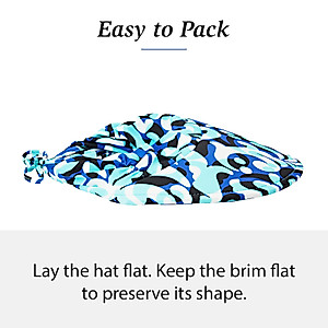 Wallaroo Hat Company Women’s Aqua Sun Visor – Packable Design and Adjustable Sizing for Medium Crown Sizes – Functional Water Friendly Visor for Beach, Poolside and Adventures (White)