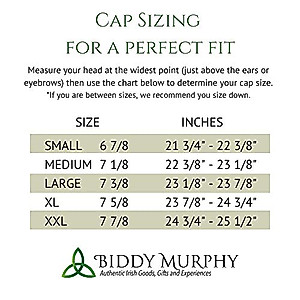 Irish Touring Cap Made in Ireland Fitted Slim Fit Genuine Tweed Charcoal S