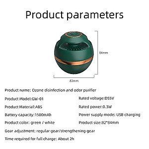 LYS Ornament Fridge Deodorizer, Mini USB Refrigerator Deodorizer,Refrigerator Odor Eliminator, Beats Baking Soda and Bamboo Charcoal Air Purifying Bags for Car,Closet,Shoes Cabinet,Fridge and Freezer