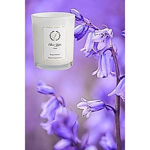 Chez Juju Natural Soy Wax Candle | Wild Bluebell & Musk | Luxurious Scented Candle Fragrance Aromatherapy | Clean Burning | Handcrafted | Plant-Based Vegan Eco Friendly | Pure Fine Essential Oils
