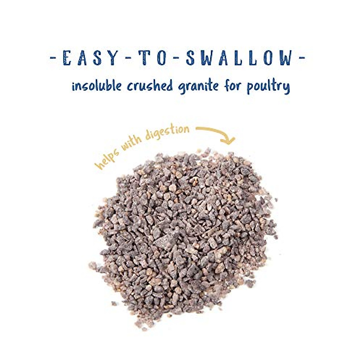 Manna Pro Poultry Grit with Probiotics | Insoluble Crushed Granite | 5 LB (Packaging May Vary)