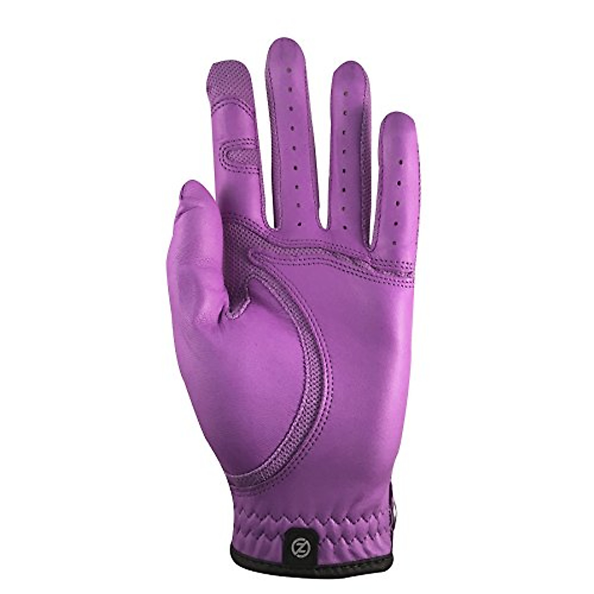 Zero Friction Men's Cabretta Elite Golf Gloves, Universal-Fit One Size, Purple