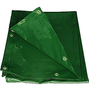 VIZ-PRO Green Vinyl Welding Curtain/Welding Screen, 6' x 6'