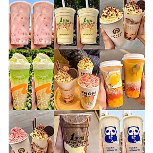 Cup Sealer Film 3275 PCS - Bubble Tea Cup Sealing Film 95-105 mm (3.74'') for PP Plastic Cups/Paper Cups… (HOLIDAY ICON)