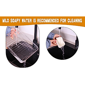 Snack Box Container, Dishwasher Safe Fruit Storage Containers, Divided Serving Tray with Lid for Veggie, Candy and Nuts Organizer, Snackle Charcuterie Boxes for Kids, Adults Travel, Party and Picnic