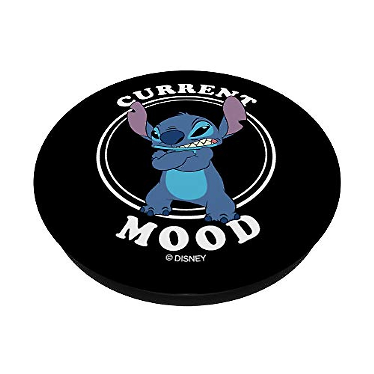 Disney Lilo and Stitch Angry Stitch Current Mood PopSockets PopGrip: Swappable Grip for Phones & Tablets