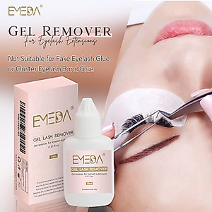 EMEDA Eyelash Extension Remover Gel Not for Clusters Glue 15ml Quickly Dissolves Powerful Lash Extension Glue Professional Removal for Lash Extensions Adhesive (15ml)