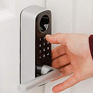 ULTRALOQ U-Bolt Pro Smart Lock + ULTRALOQ Lever Smart Lock + 2 x Bridge WiFi Adaptor, Keyless Entry Bluetooth Fingerprint Digital Keypad Door Lock